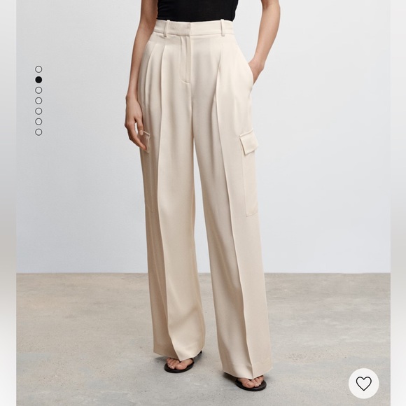 Mango | Pants & Jumpsuits | Mango Mng Wide Leg Style Cargo Pants | Poshmark